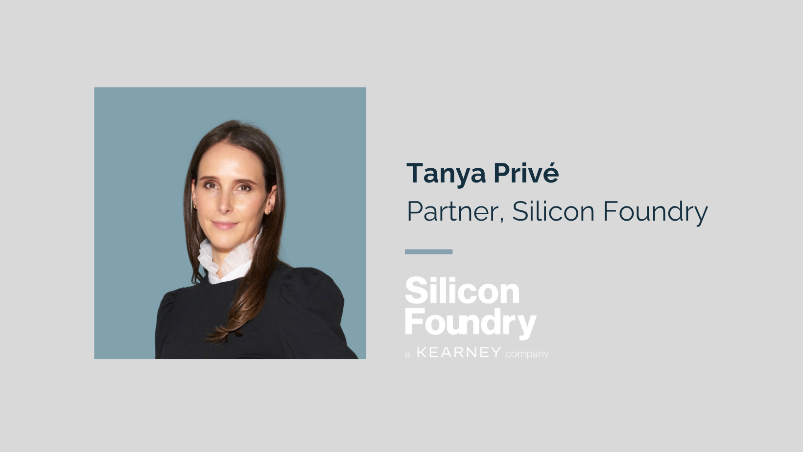 Meet the Team: Tanya Privé | Silicon Foundry